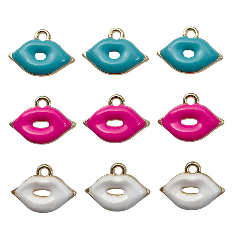 Shop Lip Charms Online For Jewelry Making embroiderymaterial.com