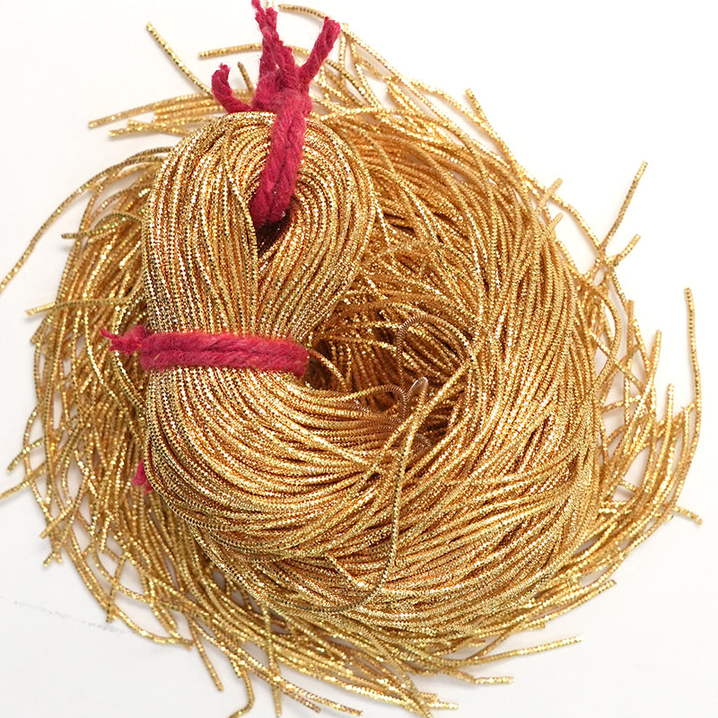 Buy 0.7MM Honey Gold thin Bullion Wire or Nakshi online at wholesale ...