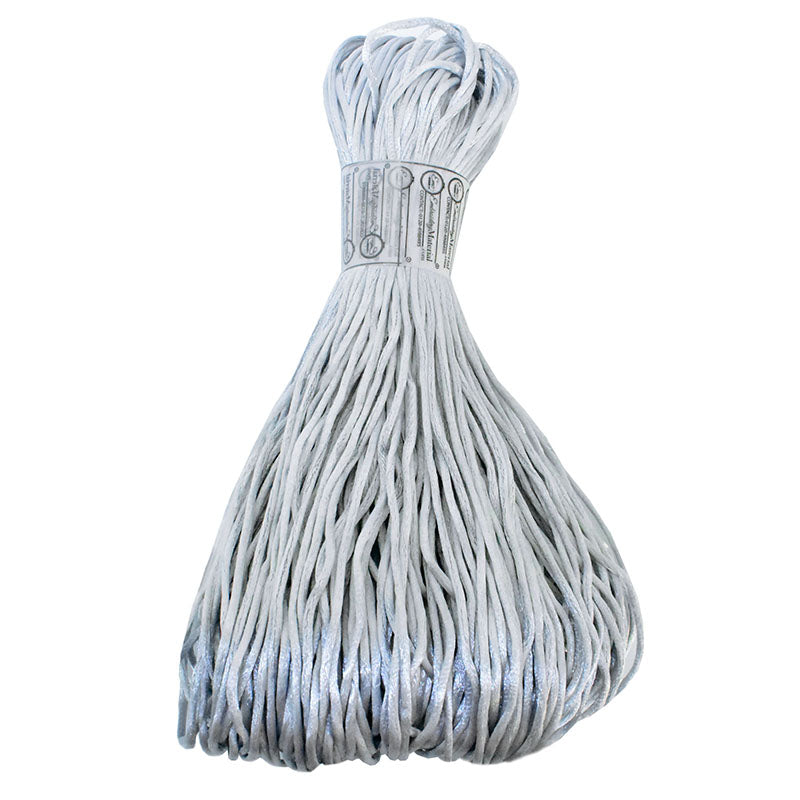 Buy 3mm Grey satin cord and Grey malai dori online at wholesale prices ...