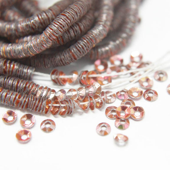 wine colour sequins on string – embroiderymaterial.com