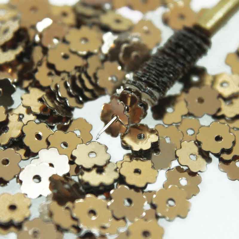 antique gold colour sequins – embroiderymaterial.com