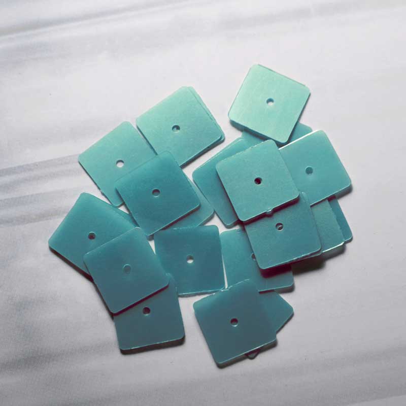 Buy centre hole square shape sequins in loose quantity ...