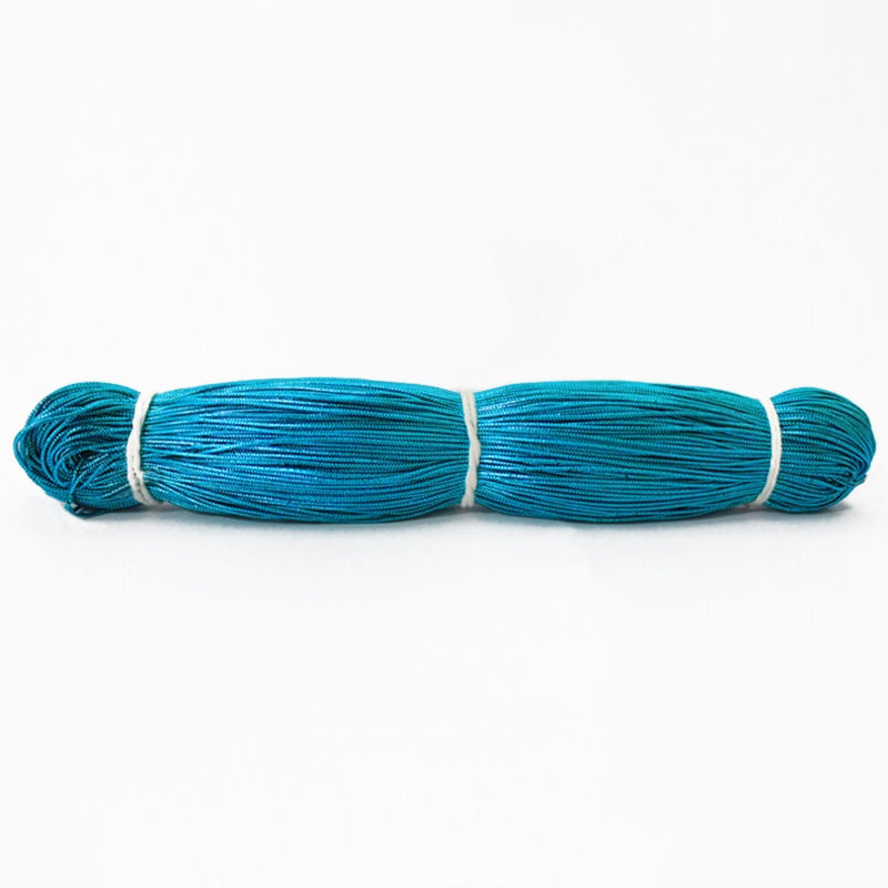 Buy Sea Blue color badla zari thread online at wholesale prices ...