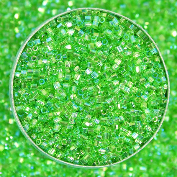 Buy green color 2Cut beads online at cheap prices. – embroiderymaterial.com