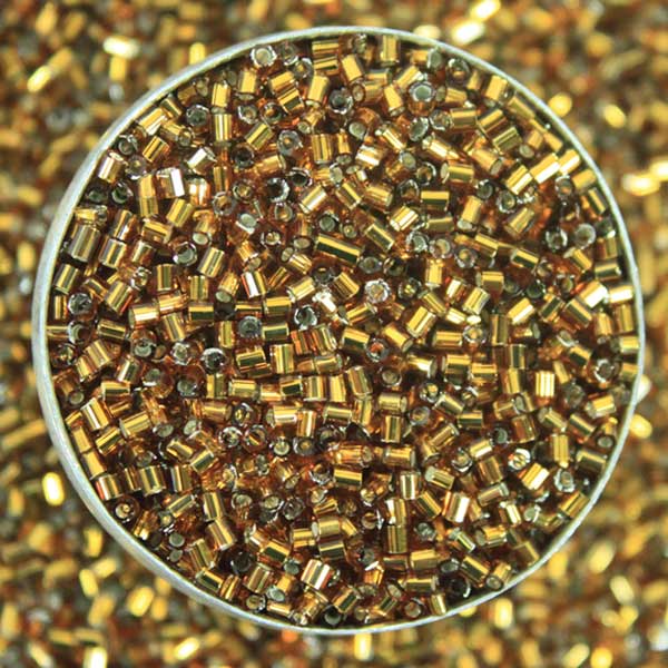 Buy gold color 2Cut beads online at wholesale prices ...