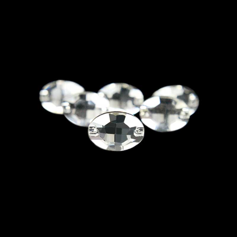 Buy 13x18 MM silver oval glass crystal at wholesale and cheap prices ...