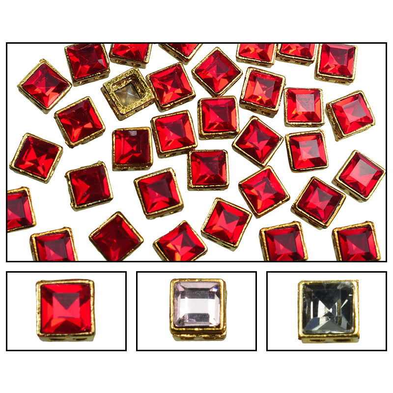 Buy Square Shape Jewelry Making Kundan Rhinestones - TRADITIONAL ...