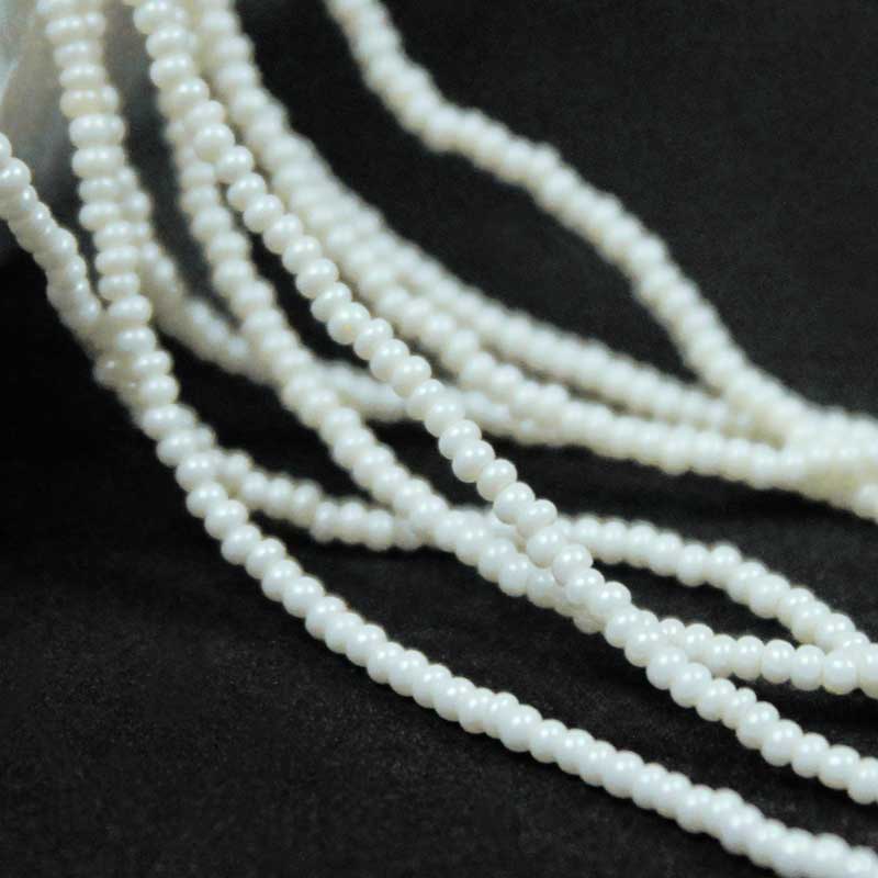 Buy 15/0 white Miyuki Seed bead strings at wholesale prices ...