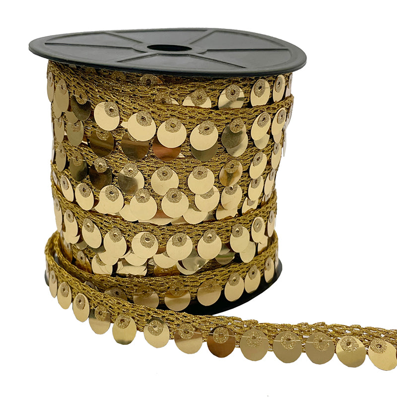 Buy Sequins Trims Roll Online at Wholesale Prices embroiderymaterial.com