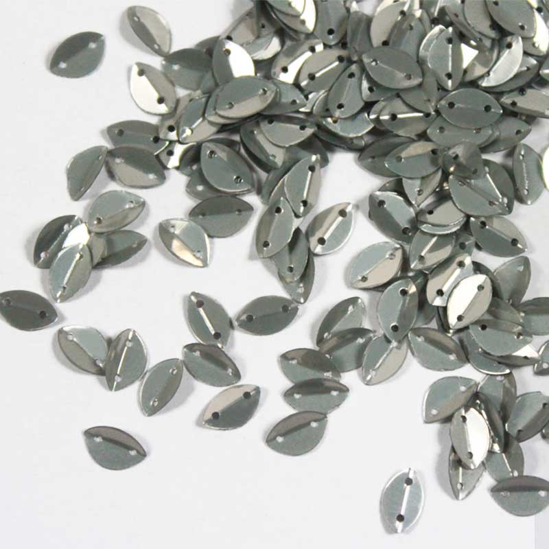 Buy Light Grey color Leaf shape sequins online at wholesale prices ...