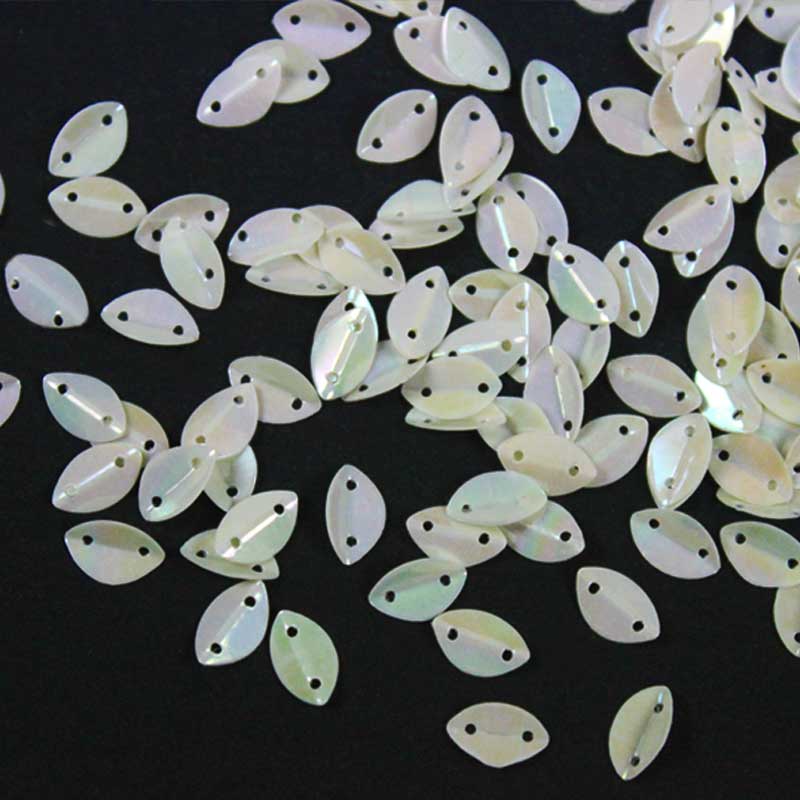 Buy Cream color Leaf shape sequins online at wholesale prices ...