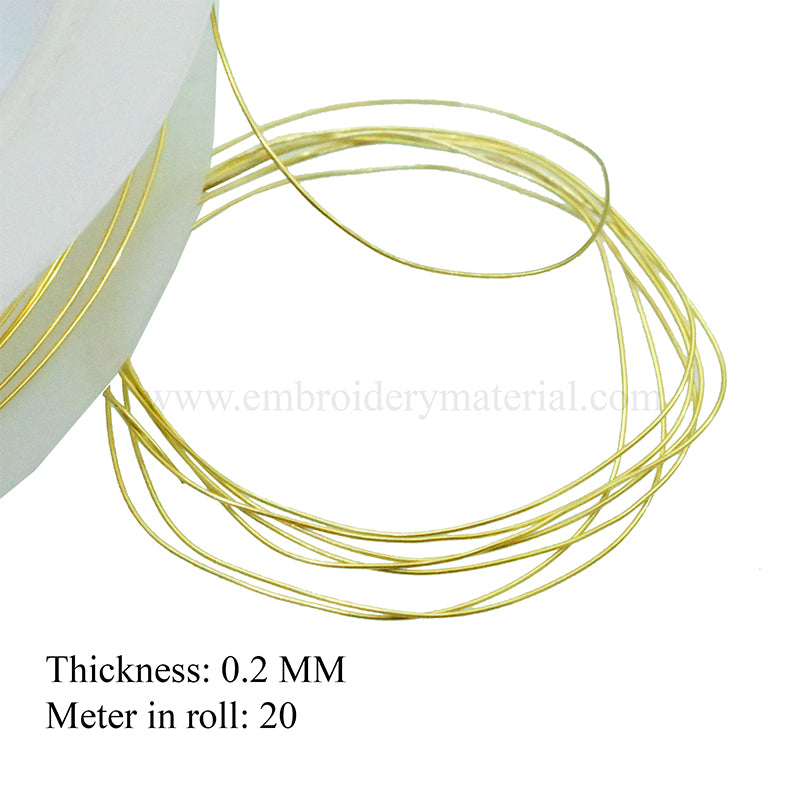 Golden Beading Wires | Non Tarnish & High Tenancity | Buy Online ...