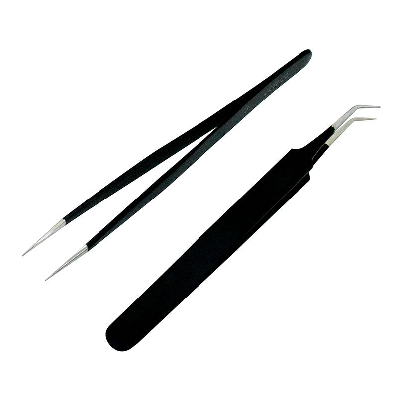 Buy Bend & Straight Tweezers Online to Pick Crystals, 2 Pieces ...