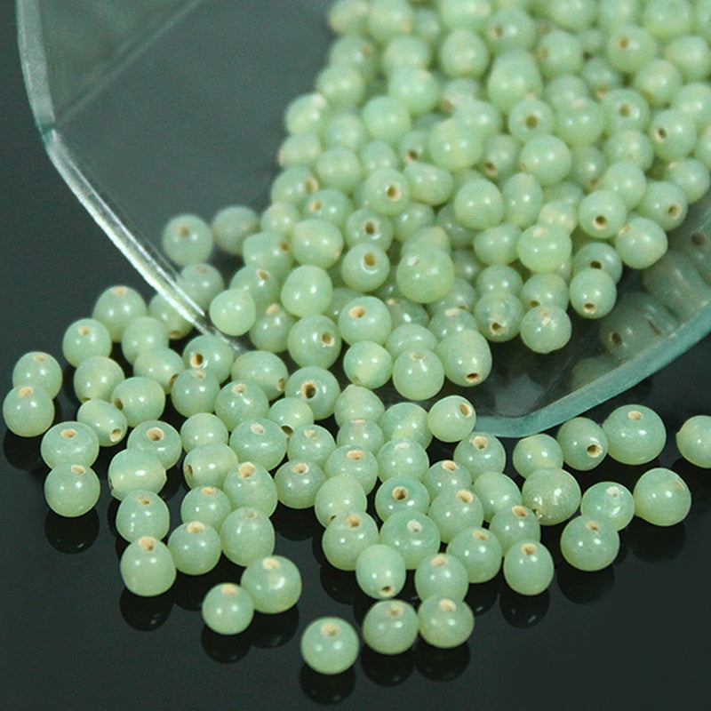 Buy Light Sage Green Color Round Shape Ceramic Beads online at ...