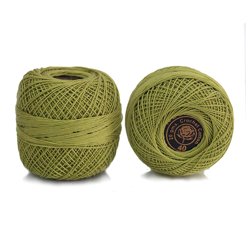 Buy Light Olive Green color crochet cotton thread at wholesale prices ...