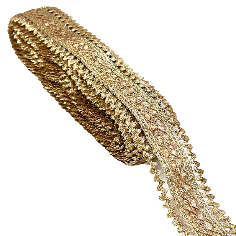 Buy rose gold Gota Border & Laces Online embroiderymaterial.com