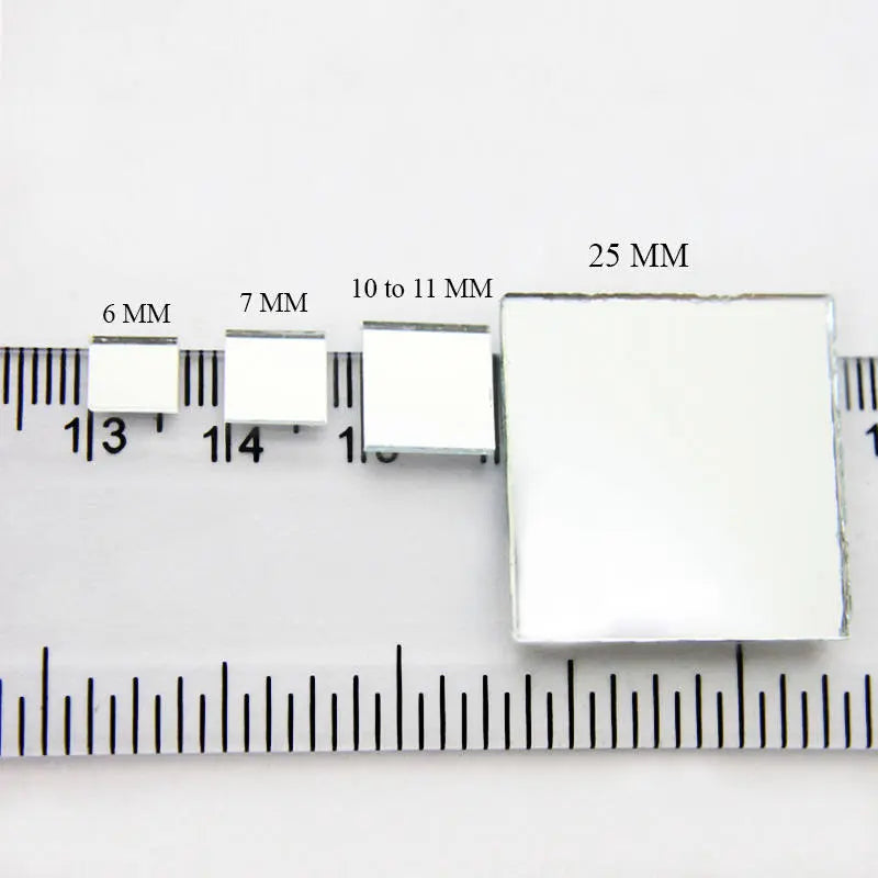 Sqaure shape shisha mirror in Silver Color-EMB708 – embroiderymaterial.com