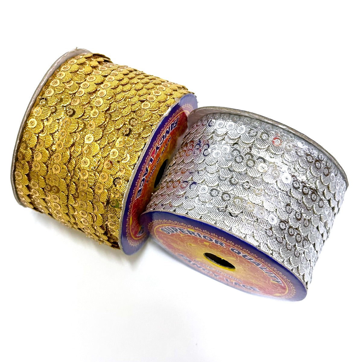 Buy gold and silver Color Sequins Lace online at wholesale prices ...