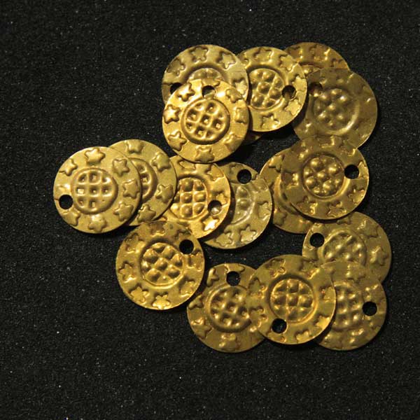 Brass metal coins Charm for beading – embroiderymaterial.com