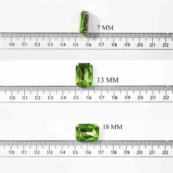 green color rectangle stone with holder – embroiderymaterial.com