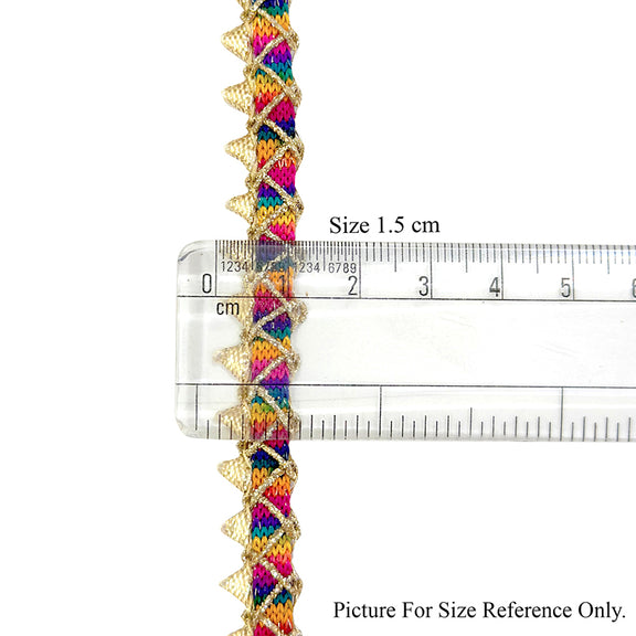 Multi Samosa Lace Design | Gota Patti Trims | Trending Styles ...
