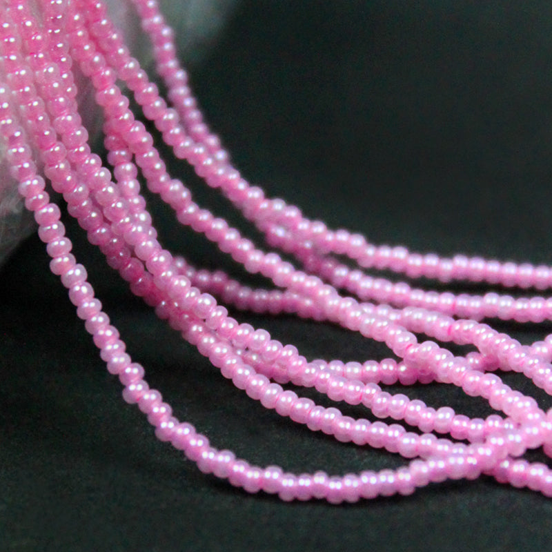 Buy 15/0 Miyuki Light Pink color Seed bead strings at wholesale price ...