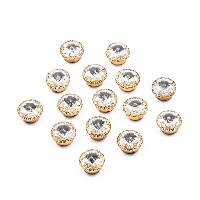 Buy Silver Sew On Round Rivoli Rhinestones – embroiderymaterial.com